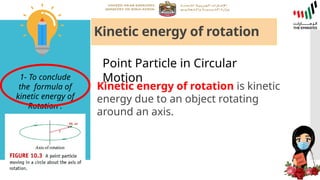 ch 1 - rotation - Kinetic energy of rotation | PPTX