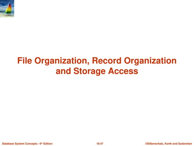 Storage and File Structure in DBMT ch10.ppt