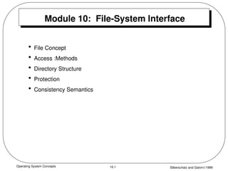 ch10.ppt of operating systems of vit bhopal | PPT