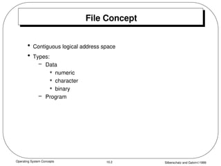 ch10.ppt of operating systems of vit bhopal | PPT