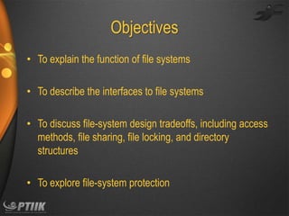 Ch10 file system interface | PPT