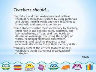 Ch 10 helping students read, write, and spell | PPTX