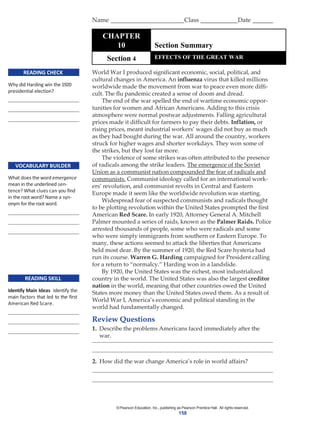 Chapter 10 Reading Guide | PDF