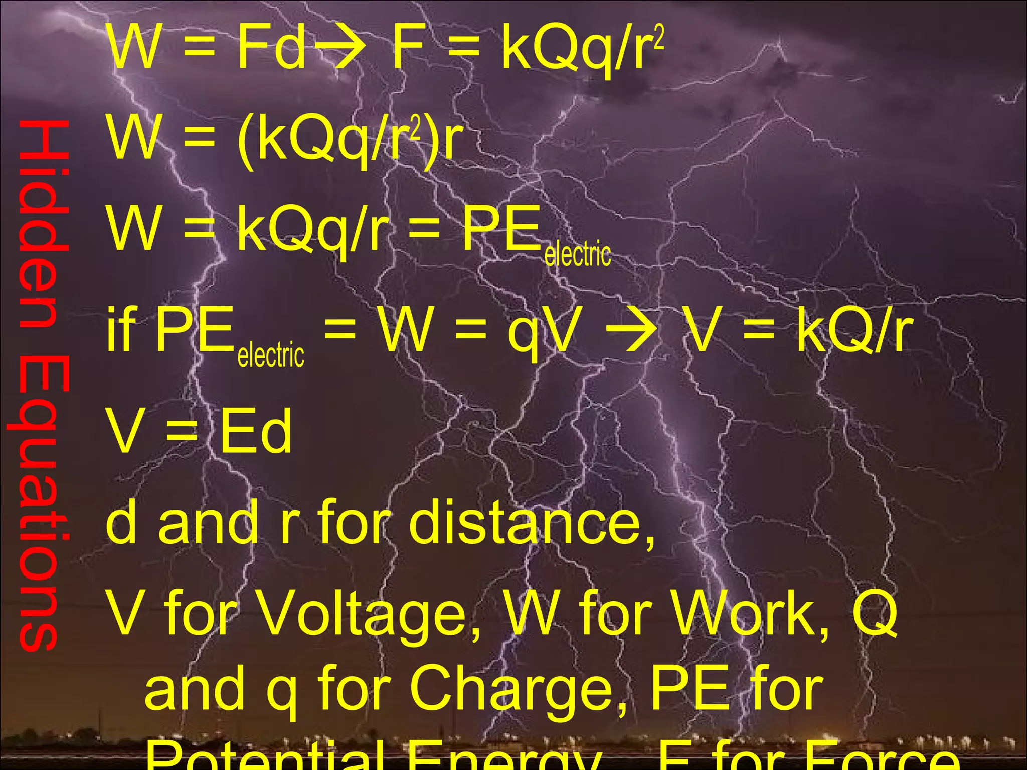 Ch10 - potential difference and electric potential energy | PPT