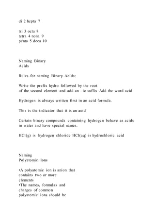CH1000 Fundamentals of ChemistryModule 2 – Chapter 8 | PDF