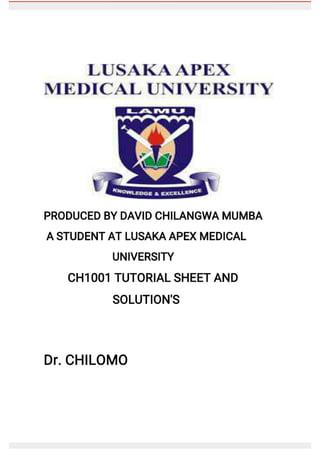 Introductory chemistry (CH1001) TUTORIAL SHEET AND SOLUTION'S hjjjjh.pdf