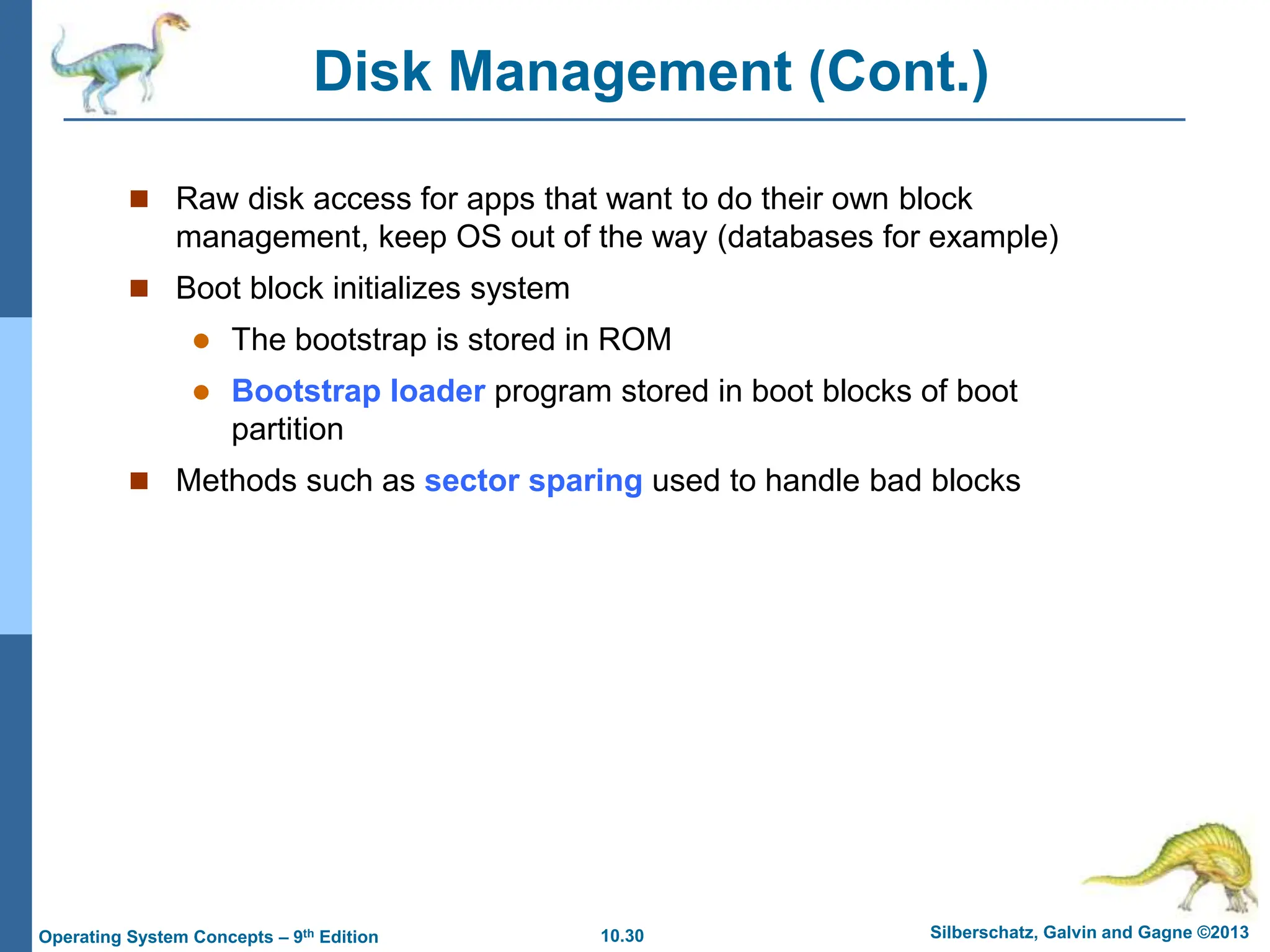 Chapter 10: Mass-Storage Systems edition 9 schitezer | PPT
