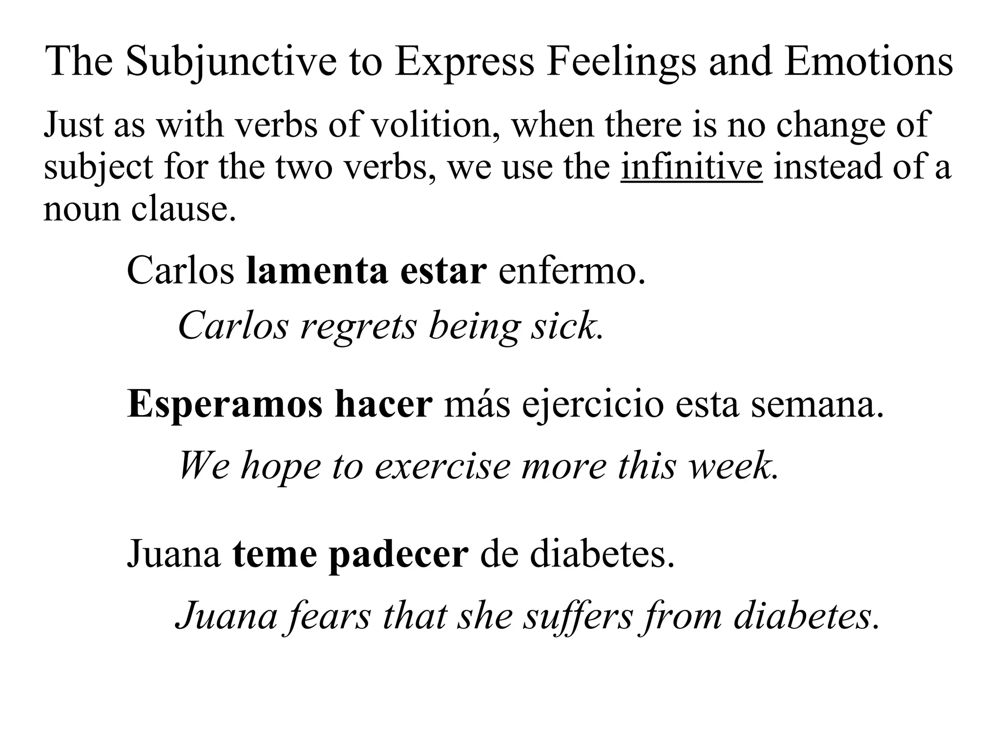 The Subjunctive to express feelings and emotions | PPT | Islam ...