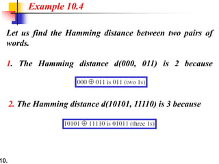 hamming code detailed | PPT