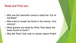 Ch 10 Book that Saved Earth 1.pptx