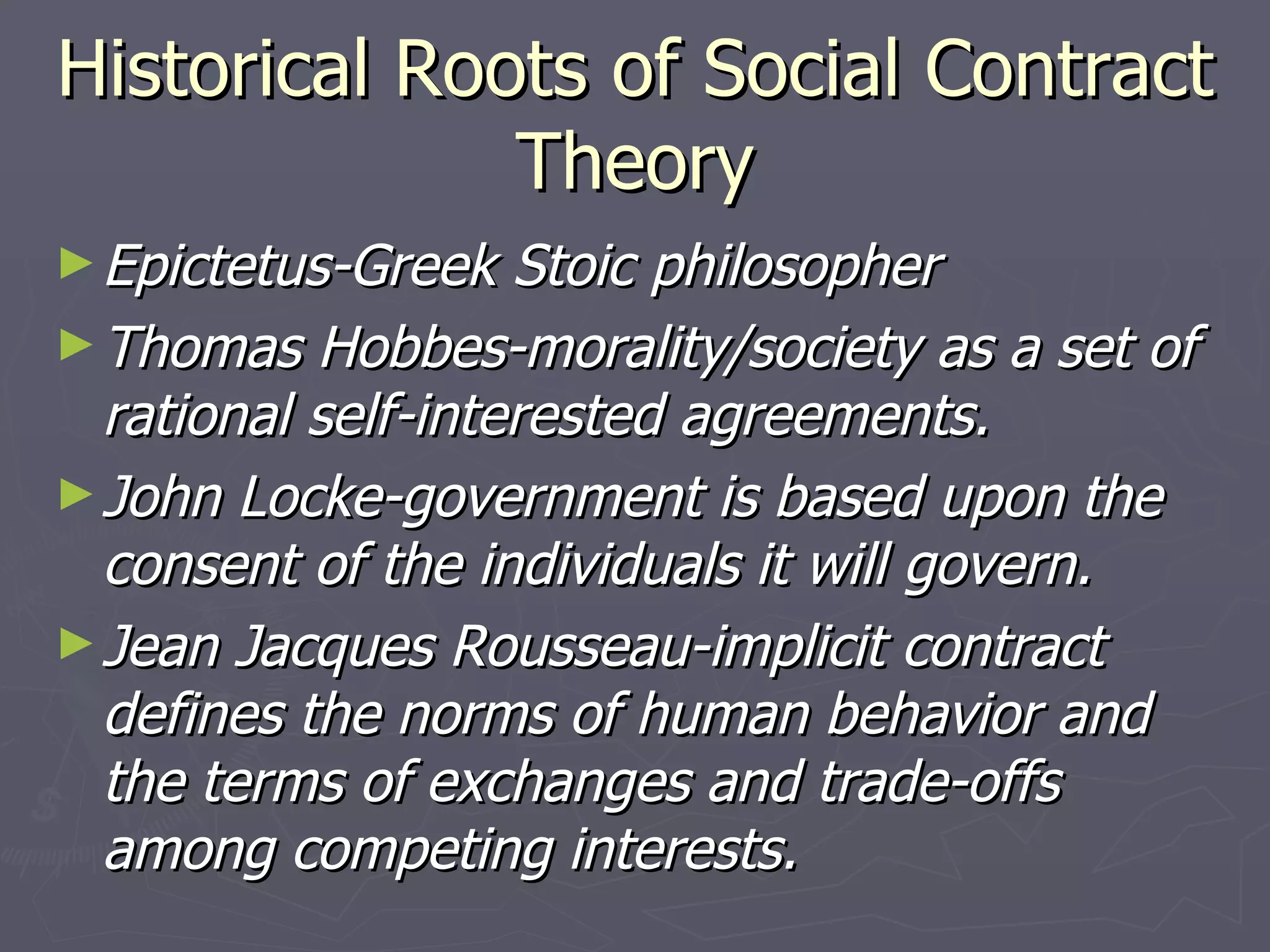 Ch 10 Changing The Social Contract Anshen | PPT