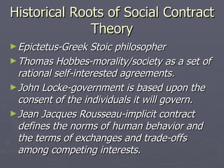 Ch 10 Changing The Social Contract Anshen | PPT
