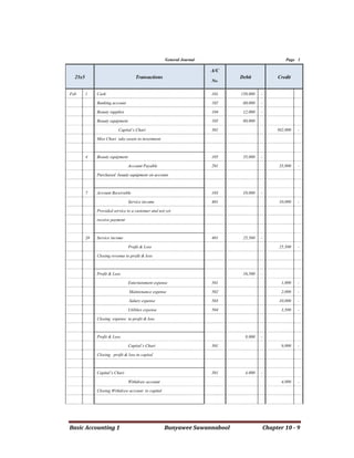Ch10 Two Column Cash Book | PDF