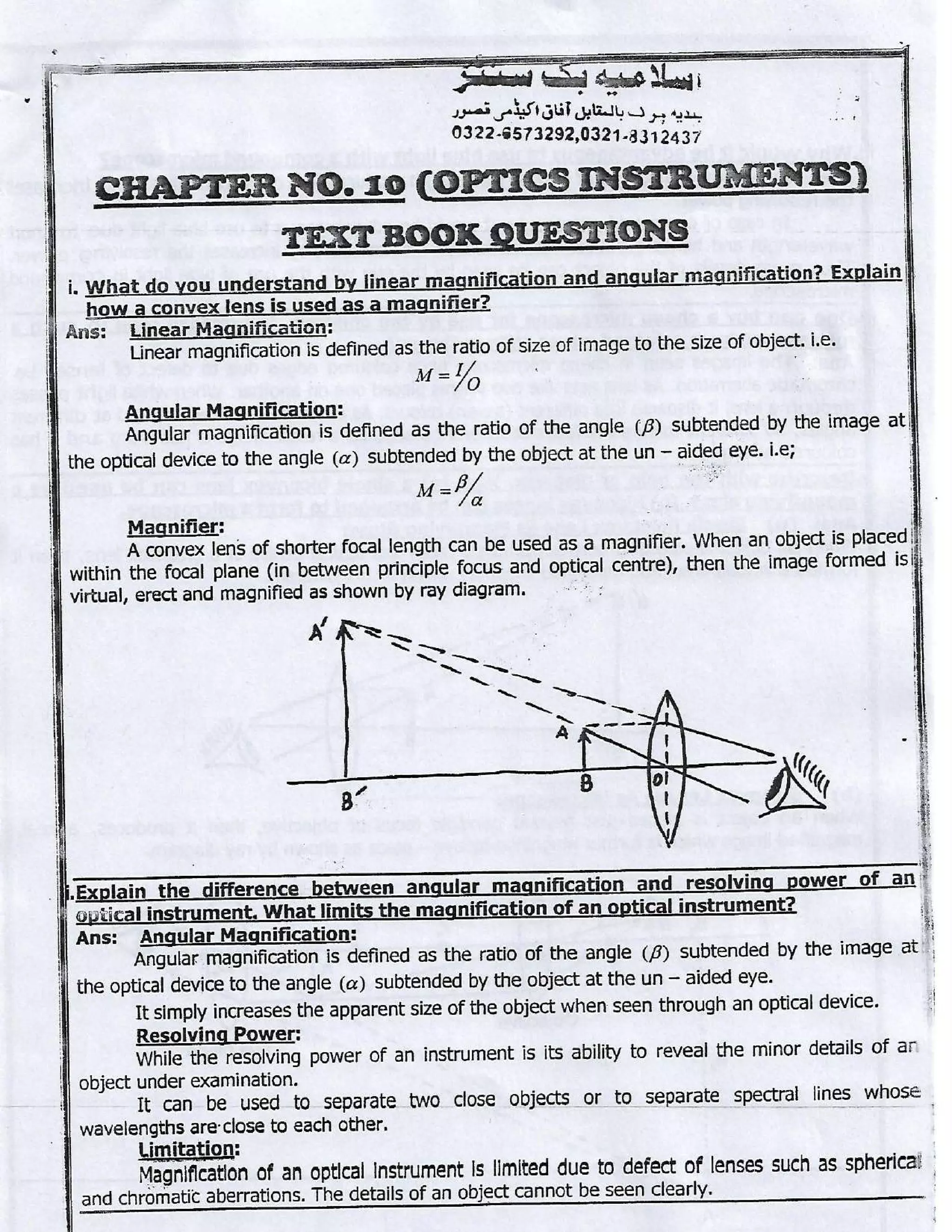 Optical Instruments (PDF) | PDF