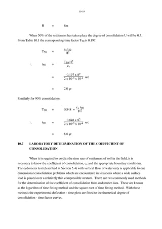 consolidation of soil | PDF