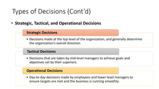 Ch 10 decision making ppt | PPTX