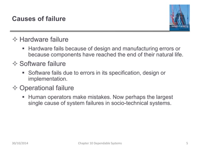 Ch10 dependable systems | PPTX