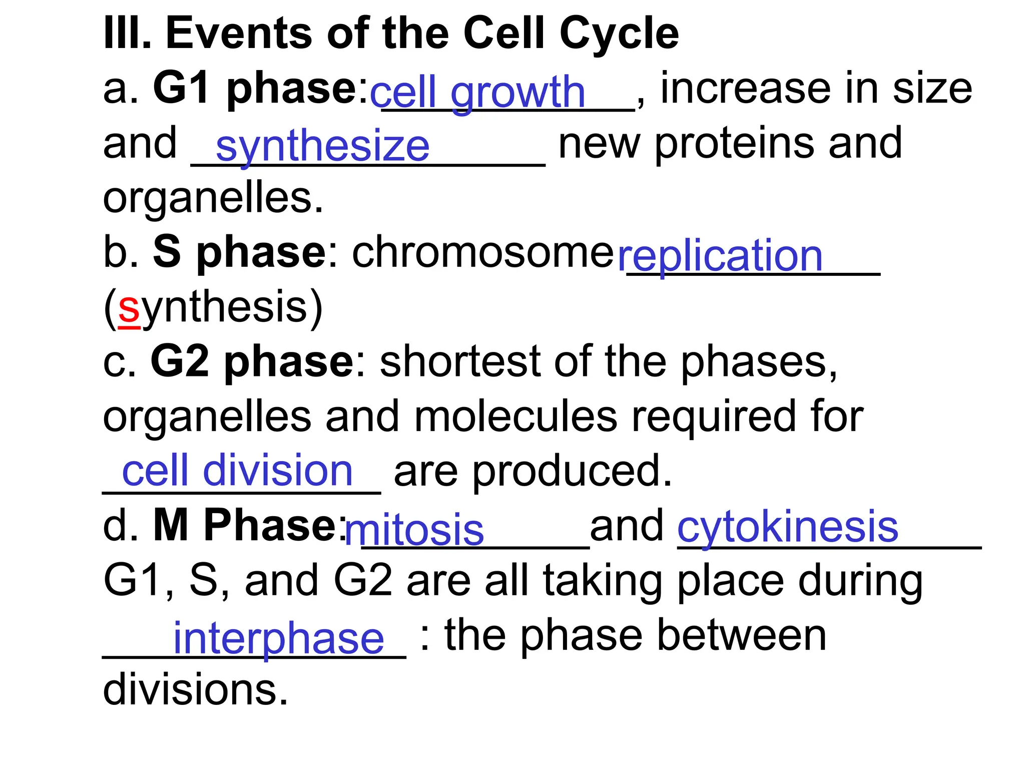 Biology- Cell Cyle - Mitosis and Meiosis | PPT
