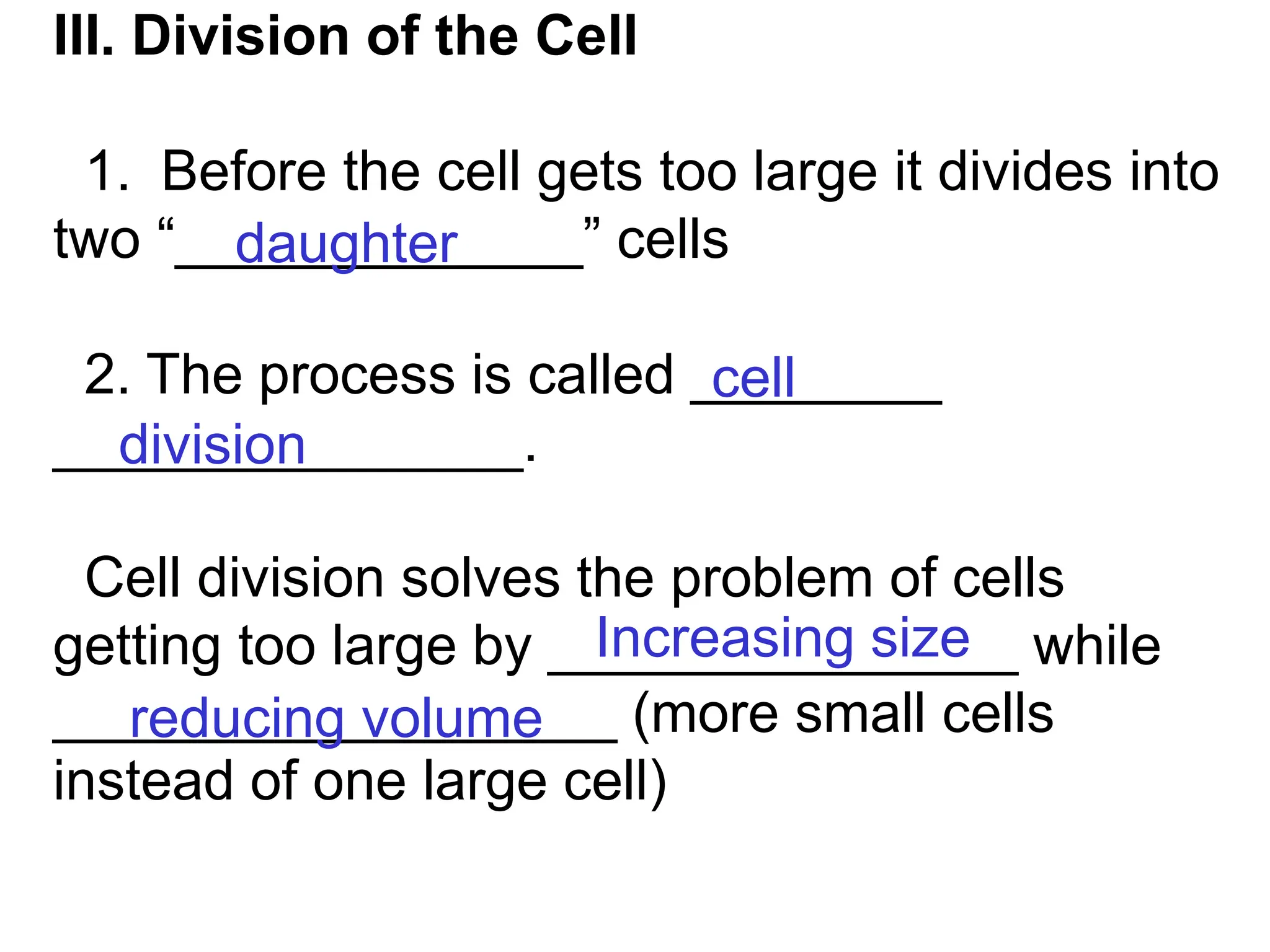 Biology- Cell Cyle - Mitosis and Meiosis | PPT