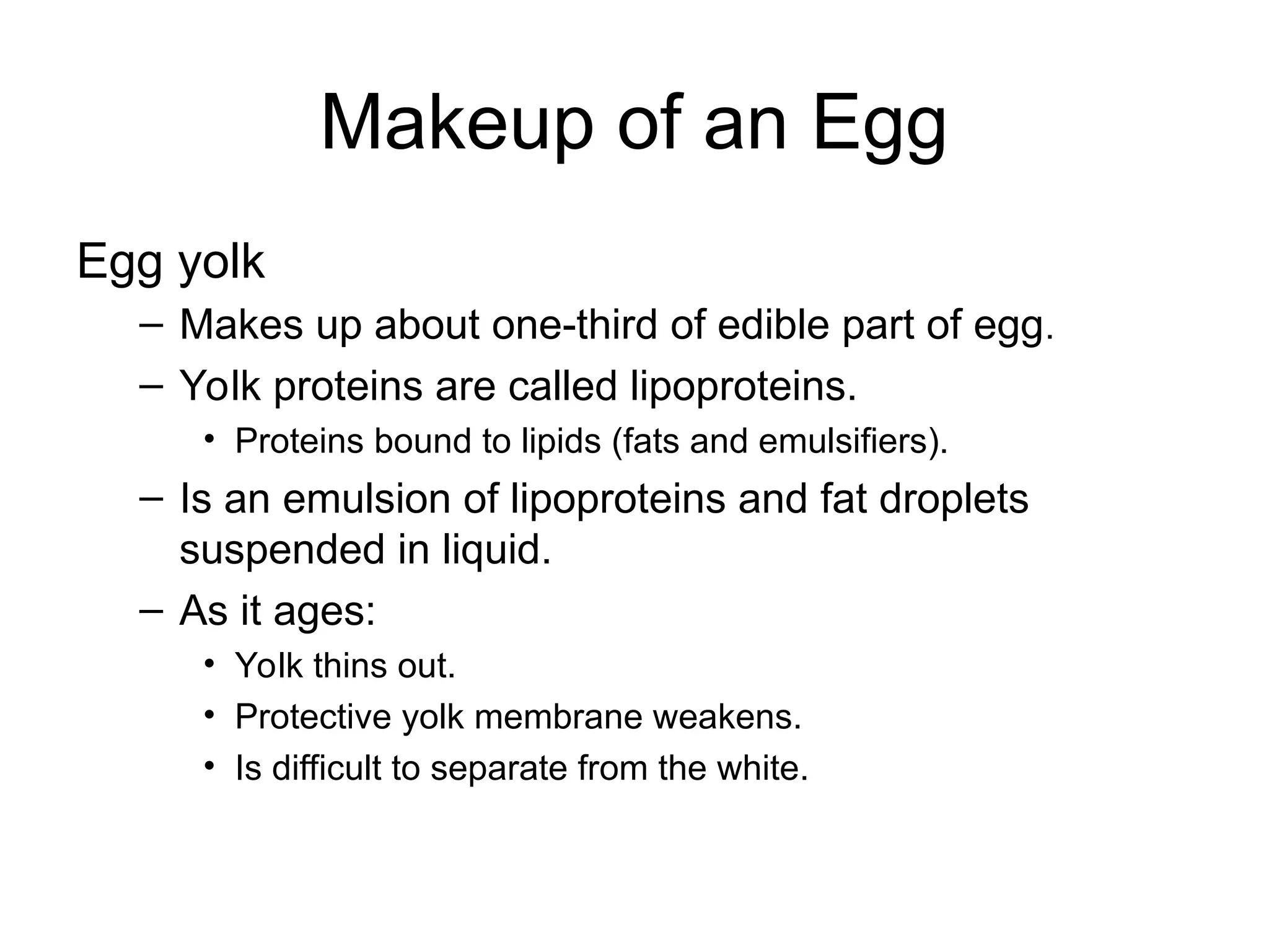 Eggs and Egg Products and how they are used when baking | PPT