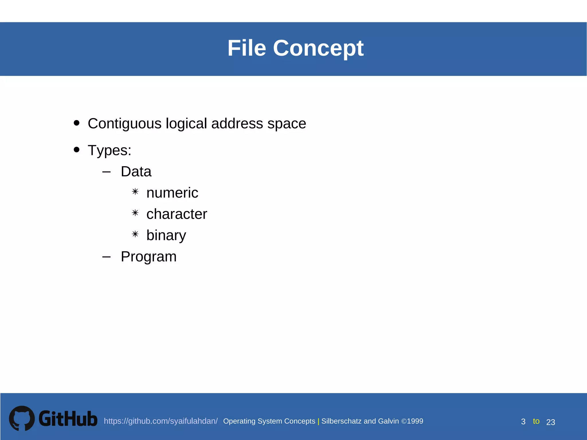 Operating System Ch10 File System Interface Ppt