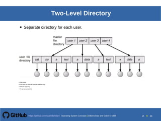 Operating System : Ch10 file system interface | PPT
