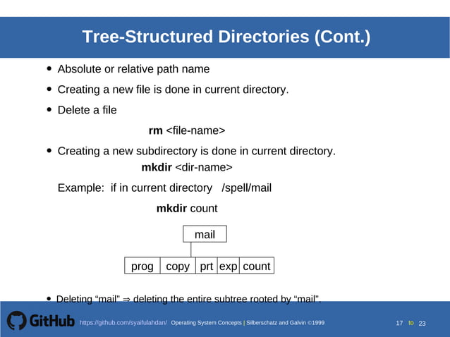 Operating System : Ch10 file system interface | PPT