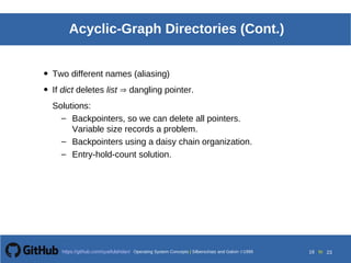 Operating System : Ch10 file system interface | PPT
