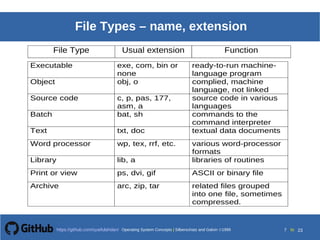 Operating System : Ch10 file system interface | PPT | Free Download