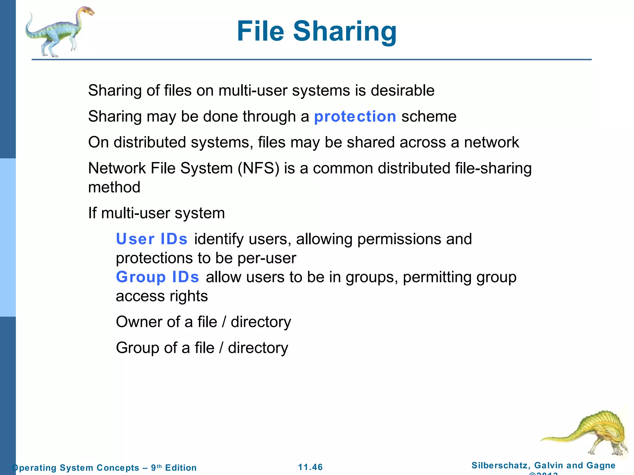 Ch11 file system interface | PPT