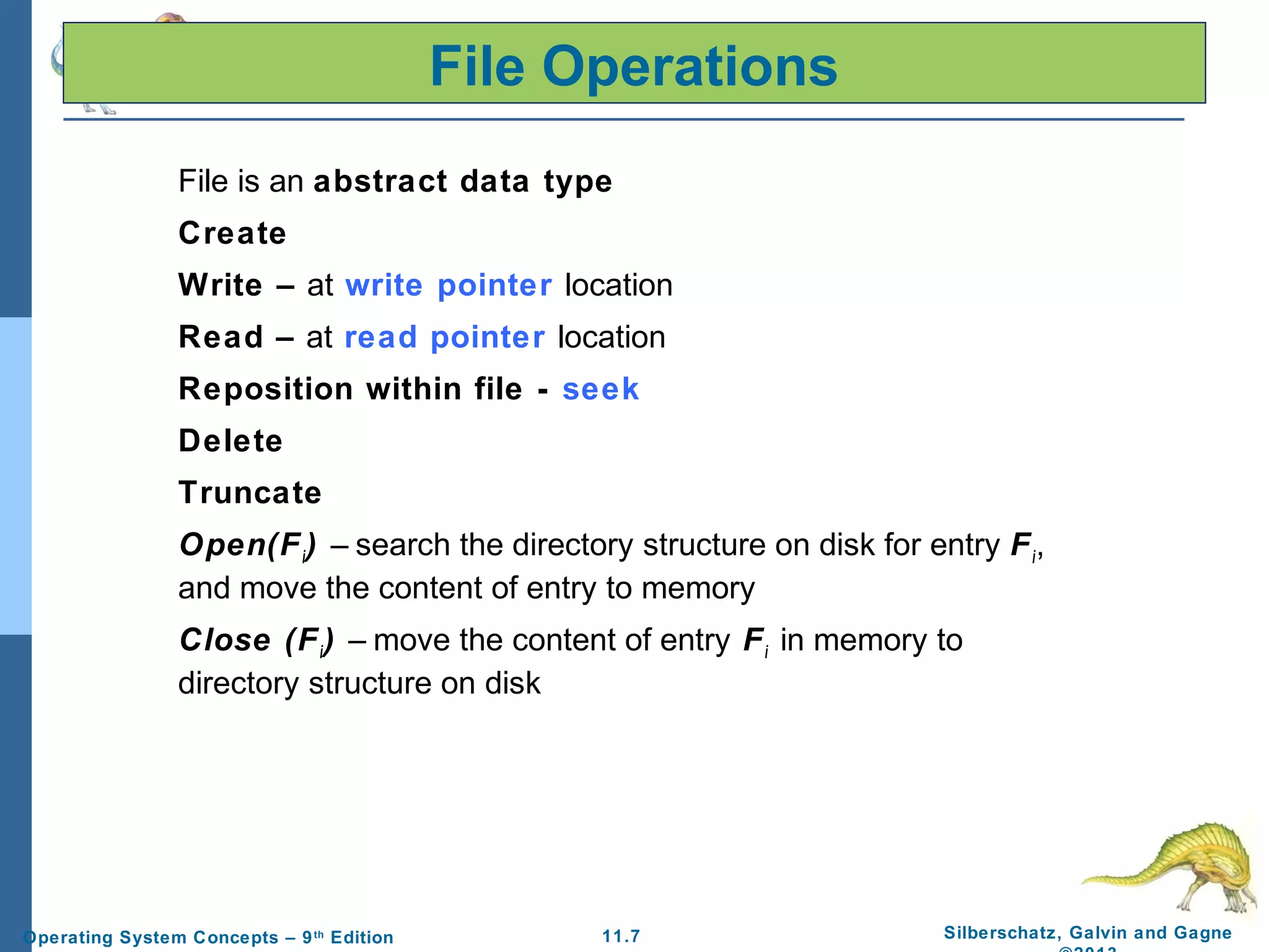 Ch11 file system interface | PPT
