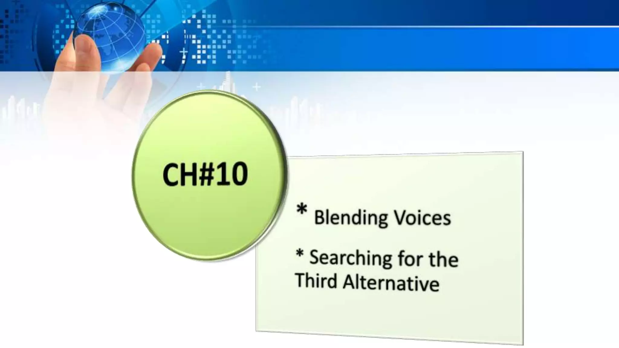 searching third alternative | PPTX