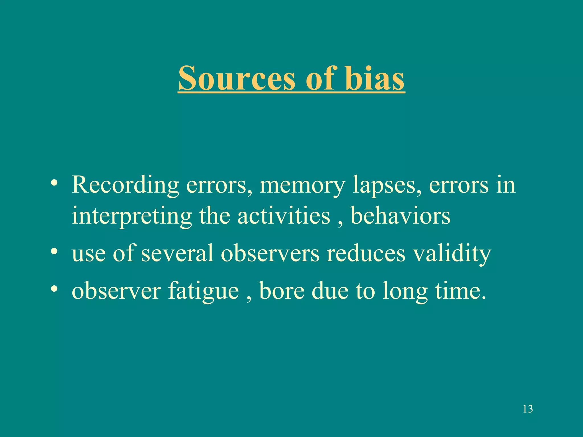 Ch10 observation | PPT