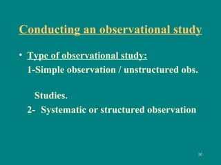 Ch10 observation | PPT