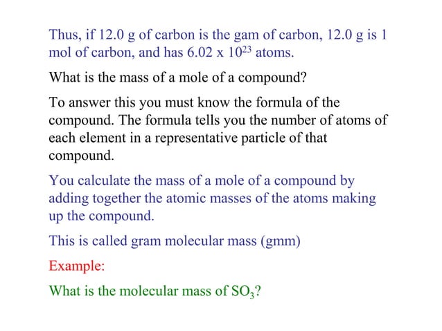 Ch 10 PPT...The Mole.pptx