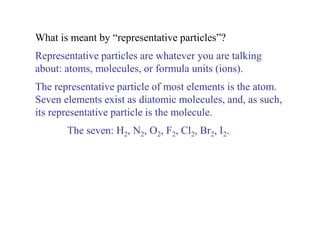 Representative Particle Example