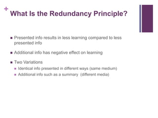 Redundancy Principle | PPTX