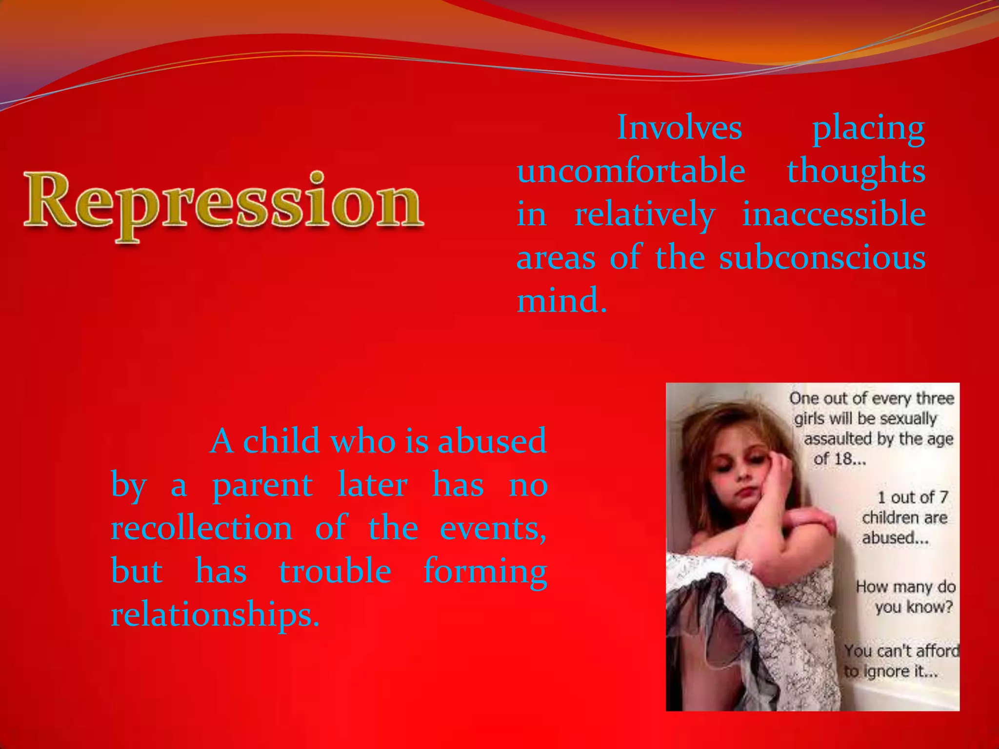 Freud's Defense Mechanism | PPT