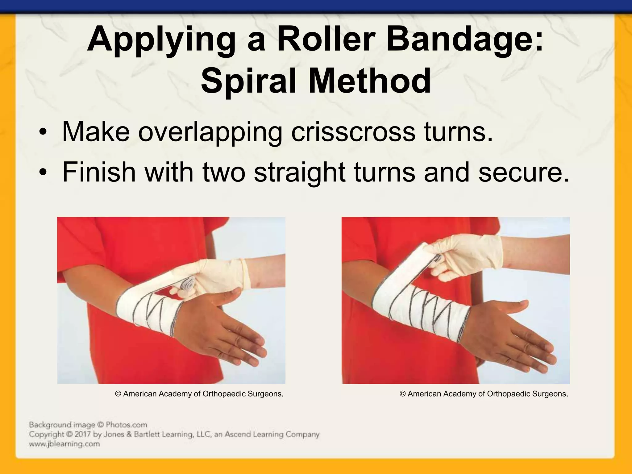 Ch10 presentation bandaging_wounds | PPTX