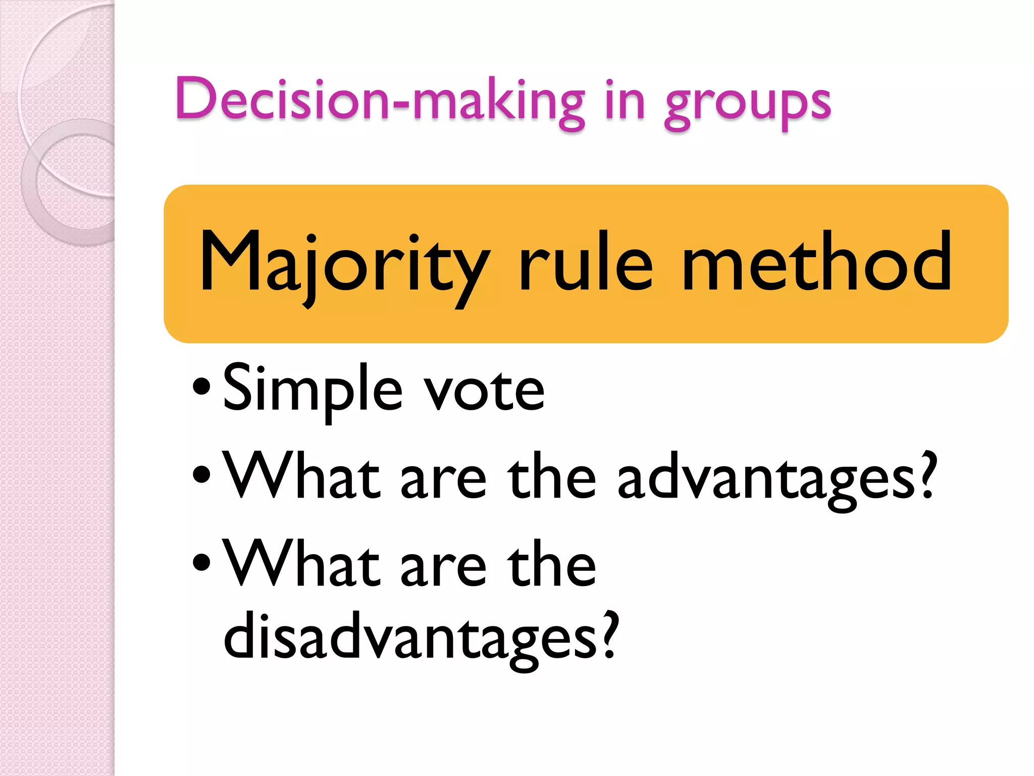COM 110 Ch 10 Group Problem Solving | PPT