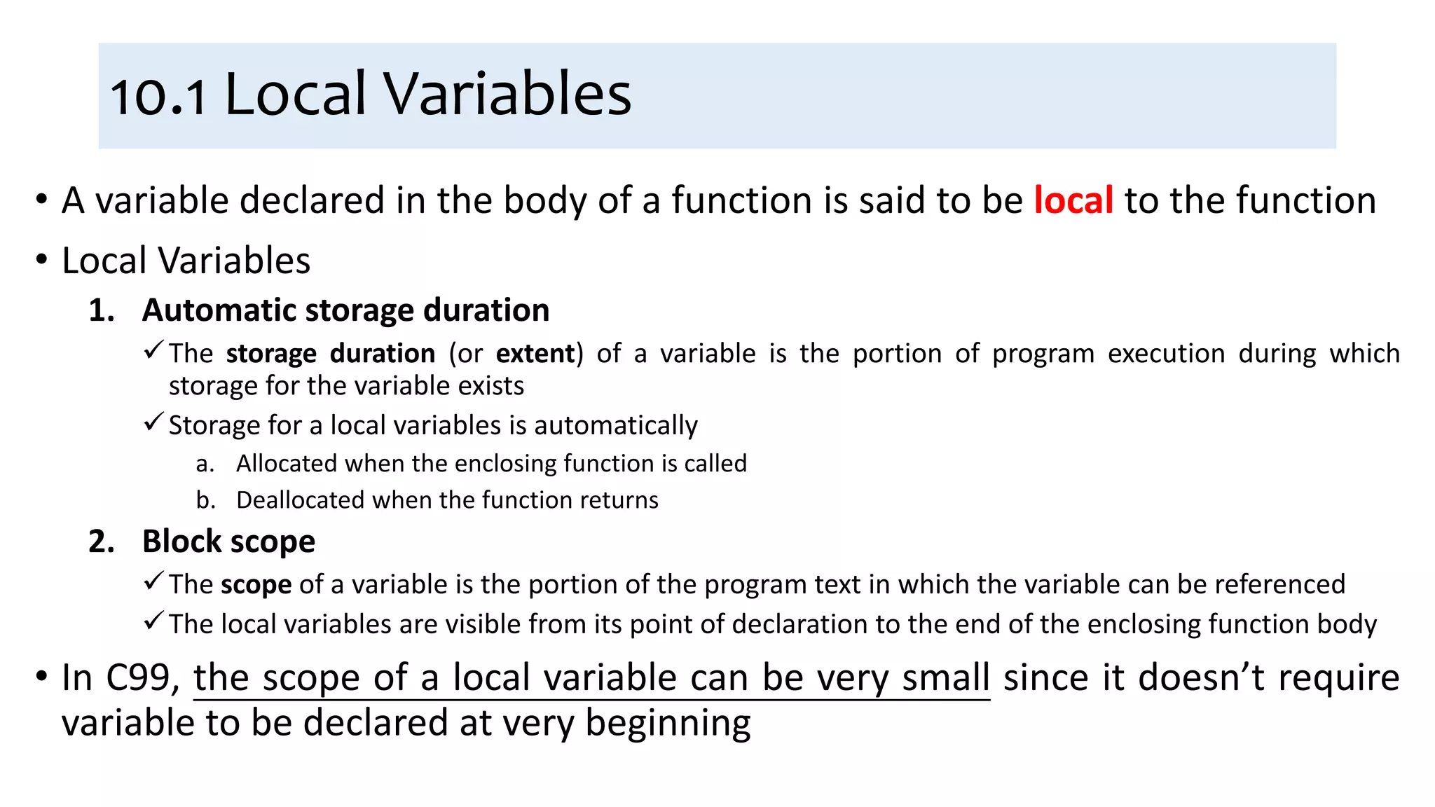 Ch10 Program Organization | PPTX | Programming Languages | Computing