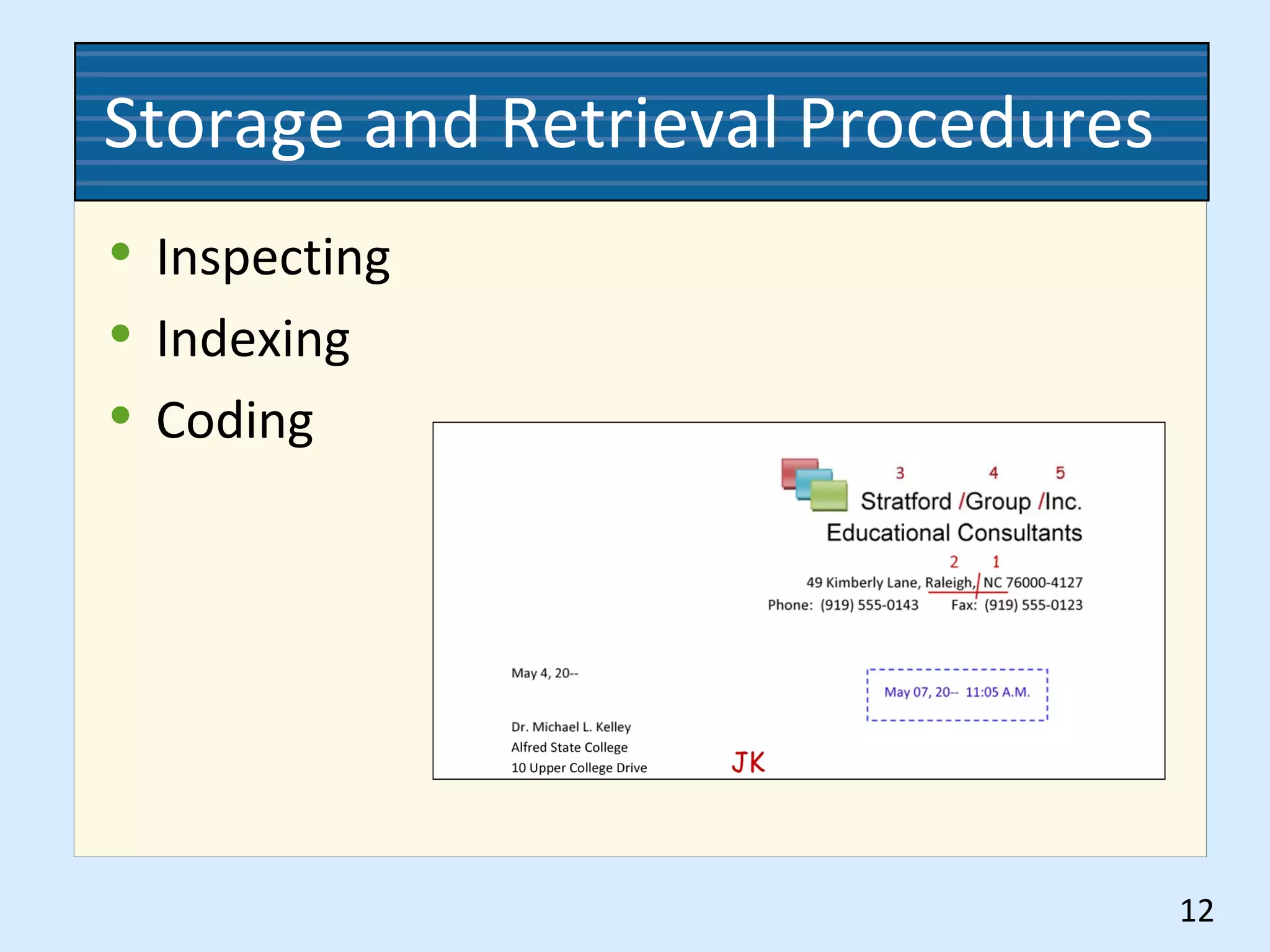 Ch10 records management | PPT