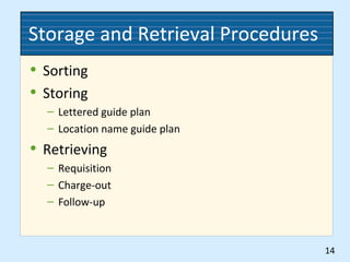 Ch10 records management | PPT