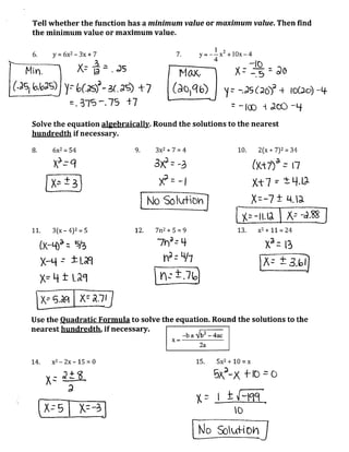 Ch10 review key | PDF