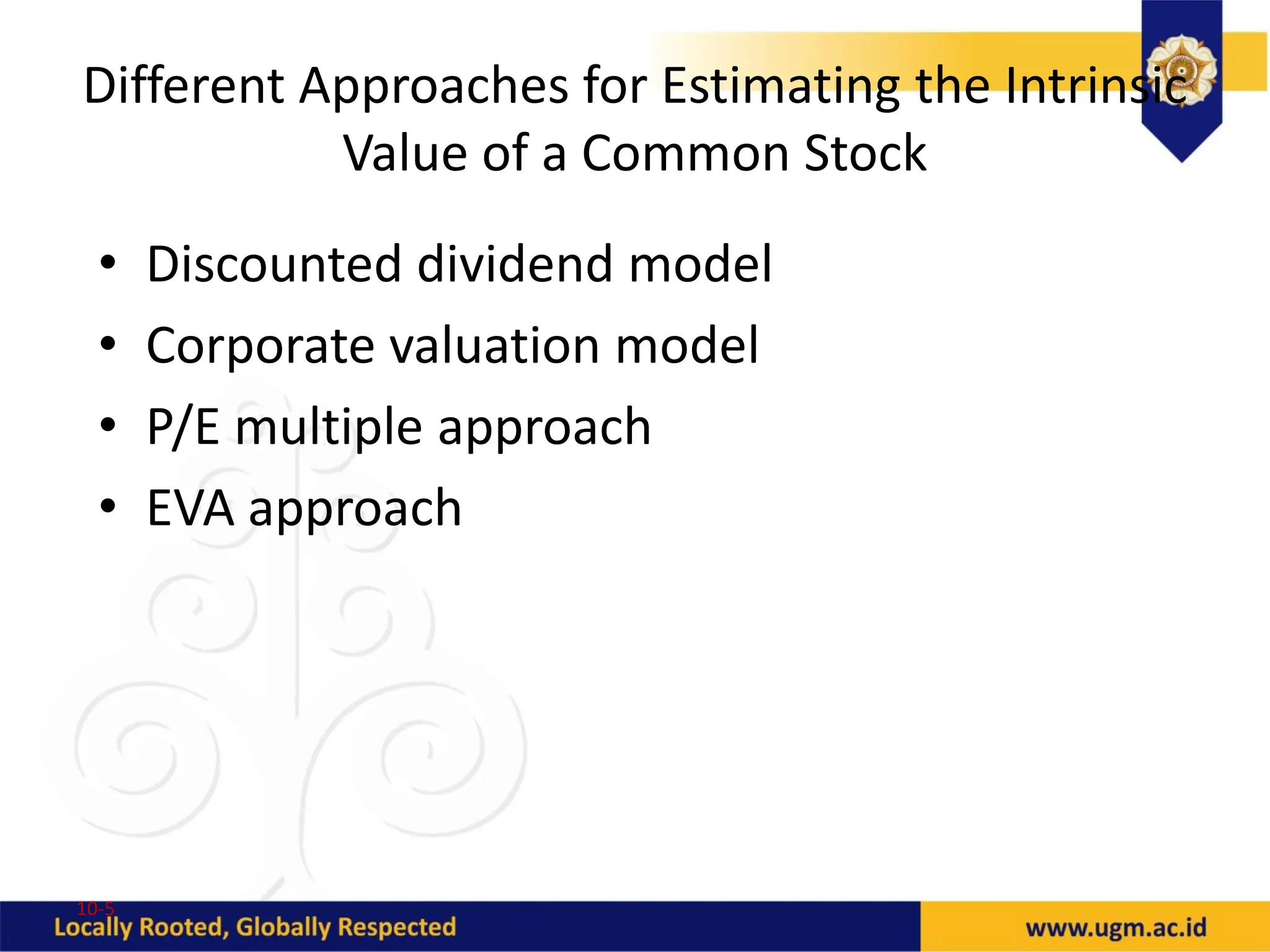 Stock and about stock how to identify measure | PPT