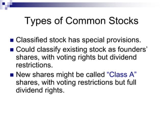 Ch 10 Stocks and Their Valuation.ppt