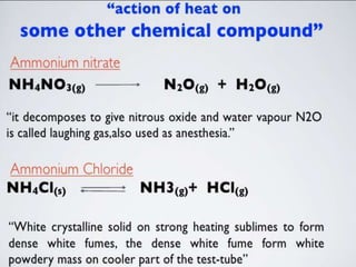 Ch10 study of compounds nitric acid | PPTX