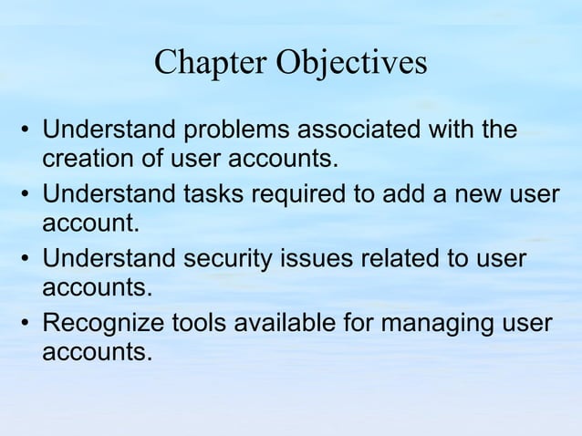Ch10 system administration | PPT Ch10 system administration | PPT