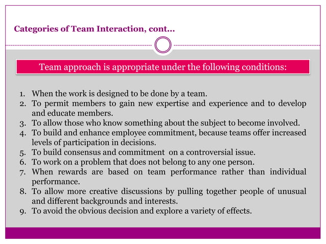 Ch10 team development interventions | PPTX | Human Resources | Business