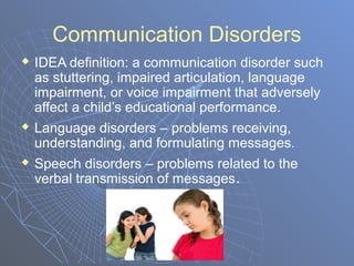 Chapter 11: Communication Disorders | PPT
